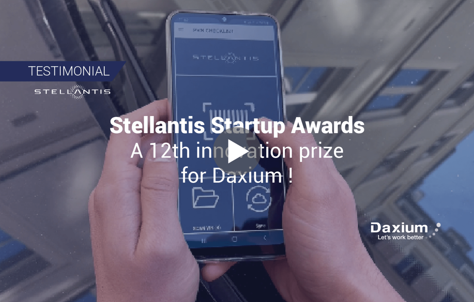 Stellantis Startup Awards : Daxium wins quality award | Daxium